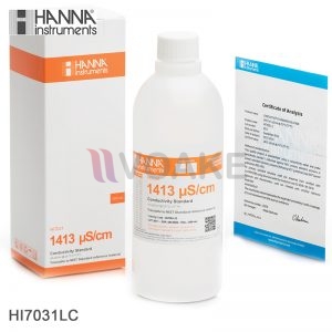 HANNA รุ่น HI7031L/C น้ำยาสอบเทียบ 1413 µS/cm Conductivity Standard ...